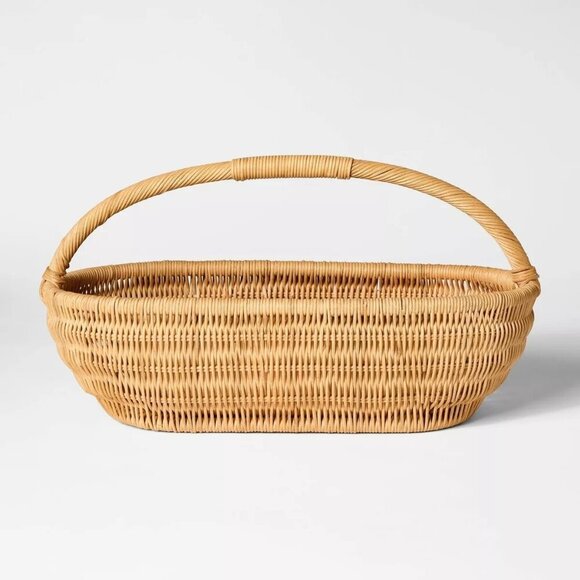 Studio McGee | Accents | Threshold Studio Mcgee Long Oval Rattan ...